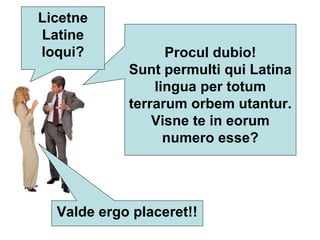 Latine loqui salutationes | PPT