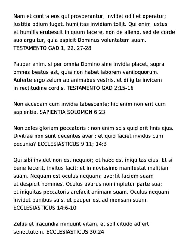 Latin Envy Warning Tract | PDF