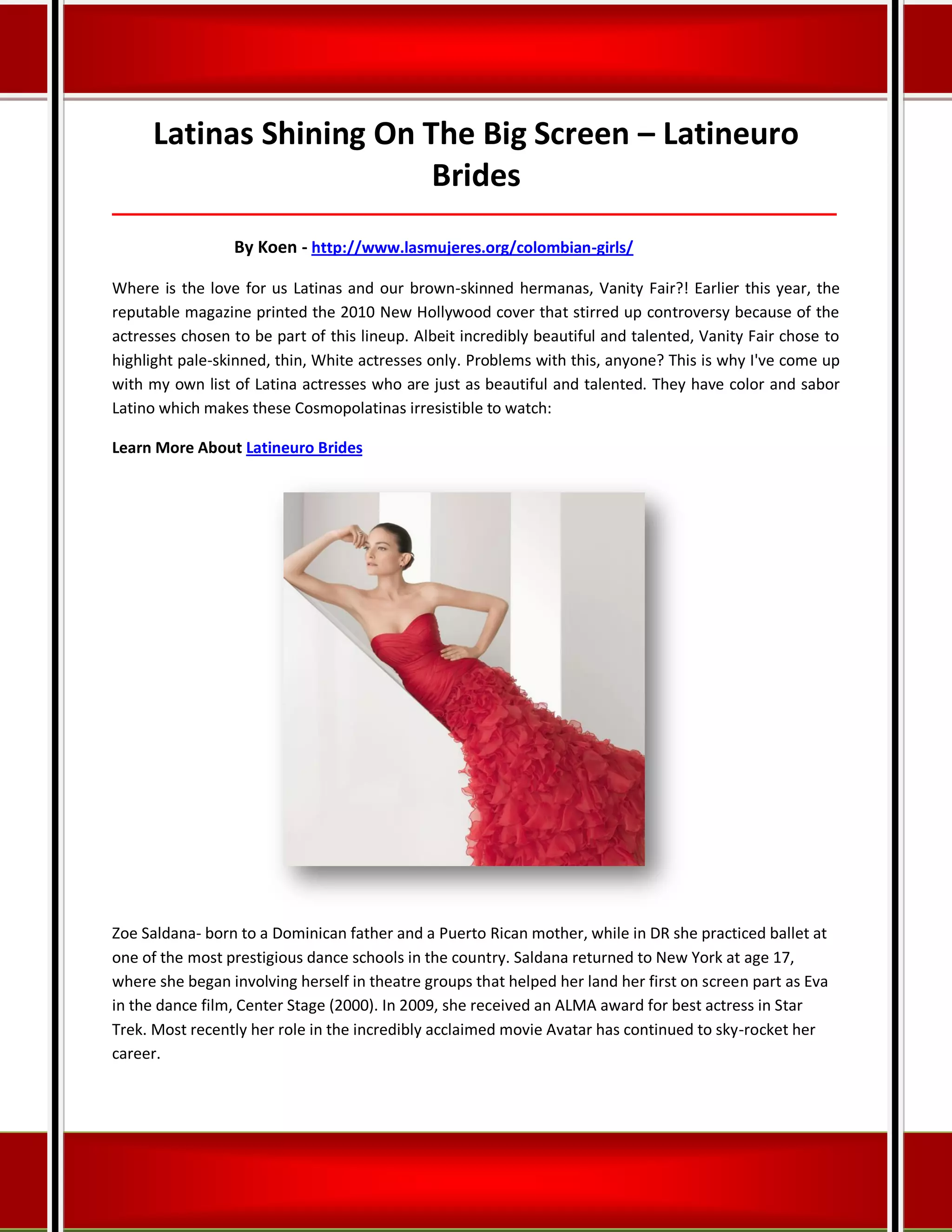 Latineuro brides | PDF