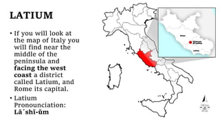 LATIN - WHAT IS LATIN? | PPTX | Science