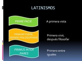 Latinismo | PPTX