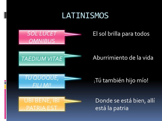 Latinismo | PPTX