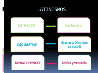 Latinismo | PPTX