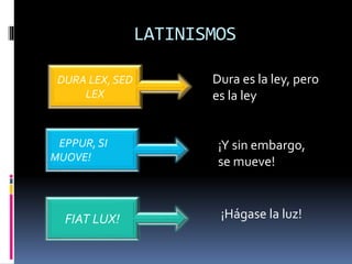Latinismo | PPTX