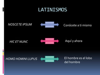 Latinismo | PPTX