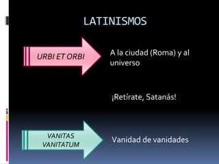 Latinismo | PPTX