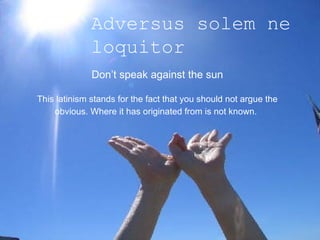 Latinisms | PPT