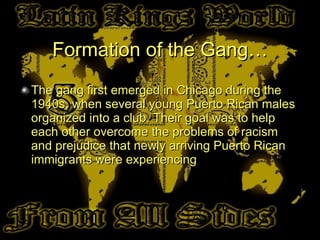 Latin Kings Gang | PPT