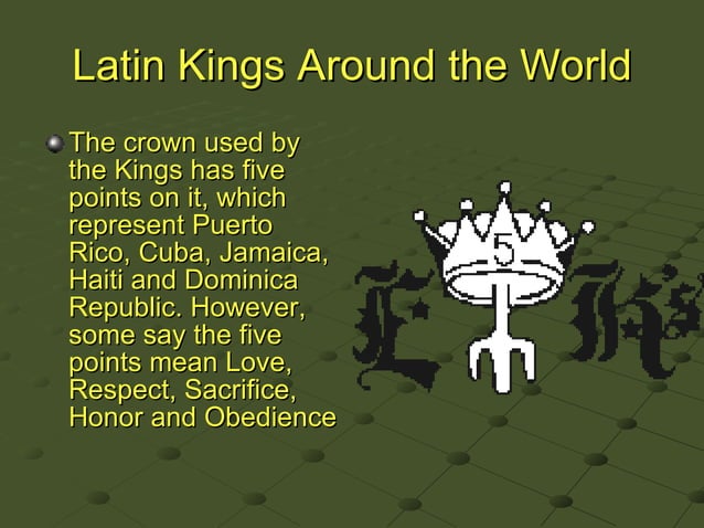 Latin Kings Gang | PPT