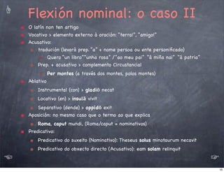 Latin lingua flexiva.2.0_4eso | PDF