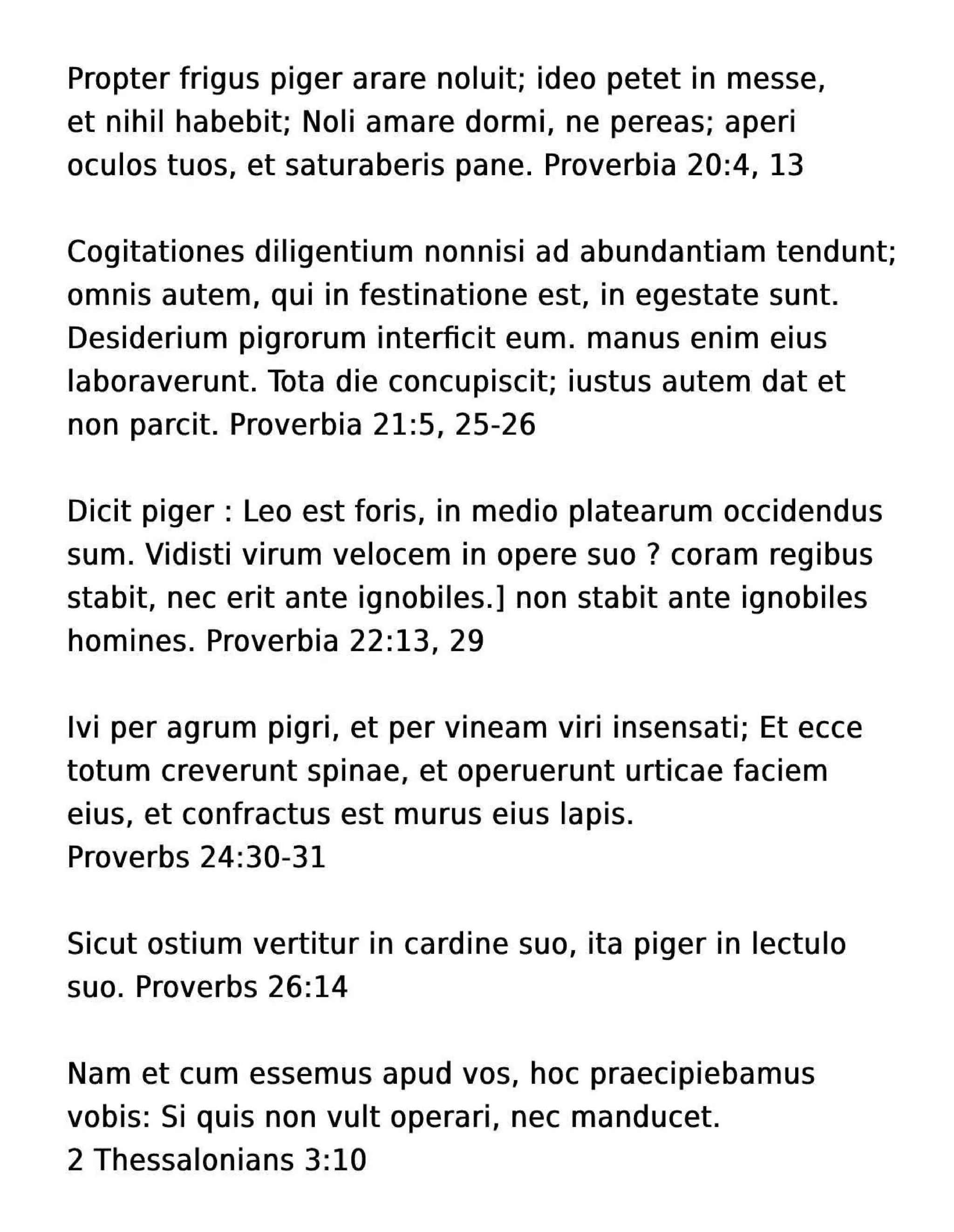 Latin Motivational Diligence Tract | PDF