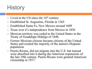 Latino hispanic americans | PPTX