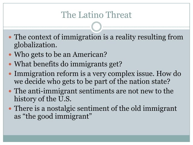 Latino immigration | PPT
