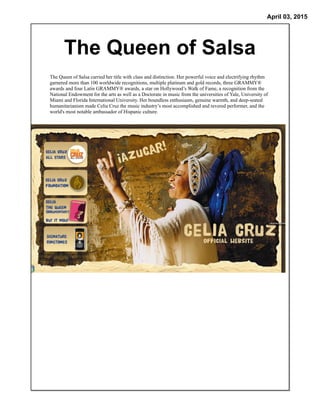 Latino musical artists | PDF