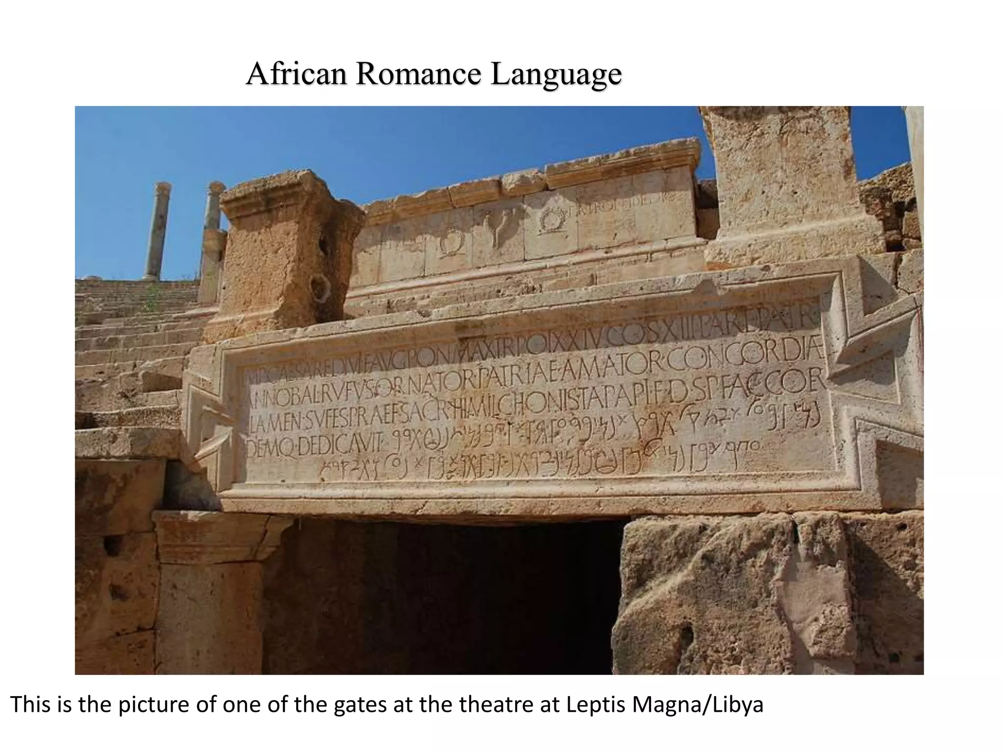 latin presentation on African Romance Language.pptx