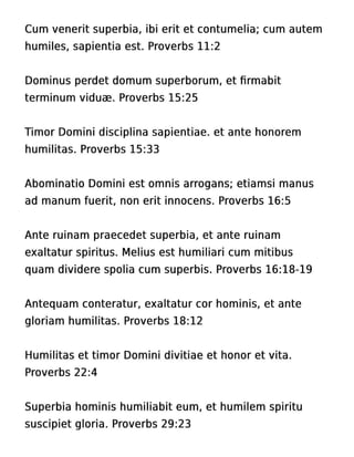 Latin Pride and Humility Tract | PDF