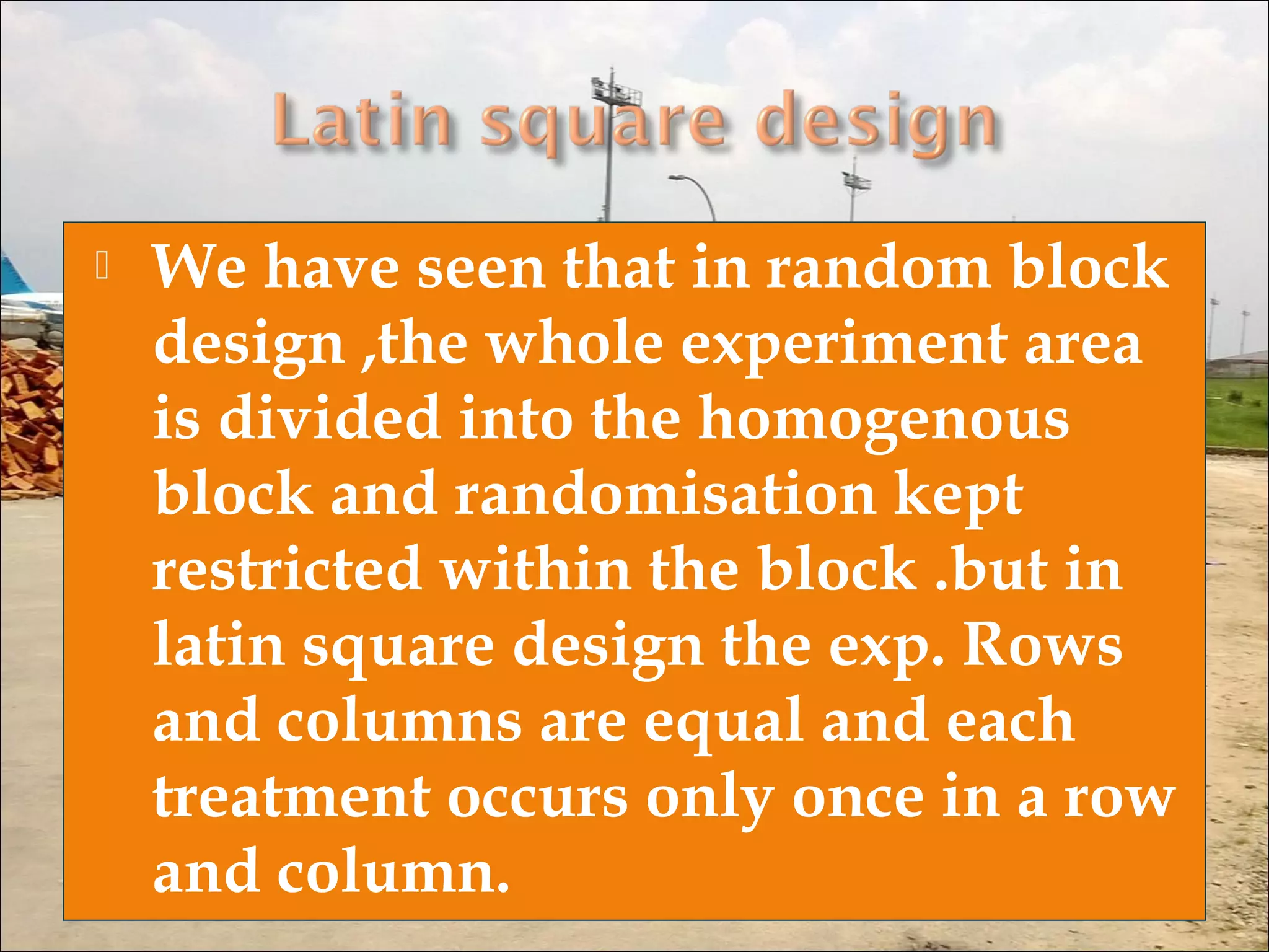Latin square design | PPT