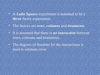 Latin square design | PPT
