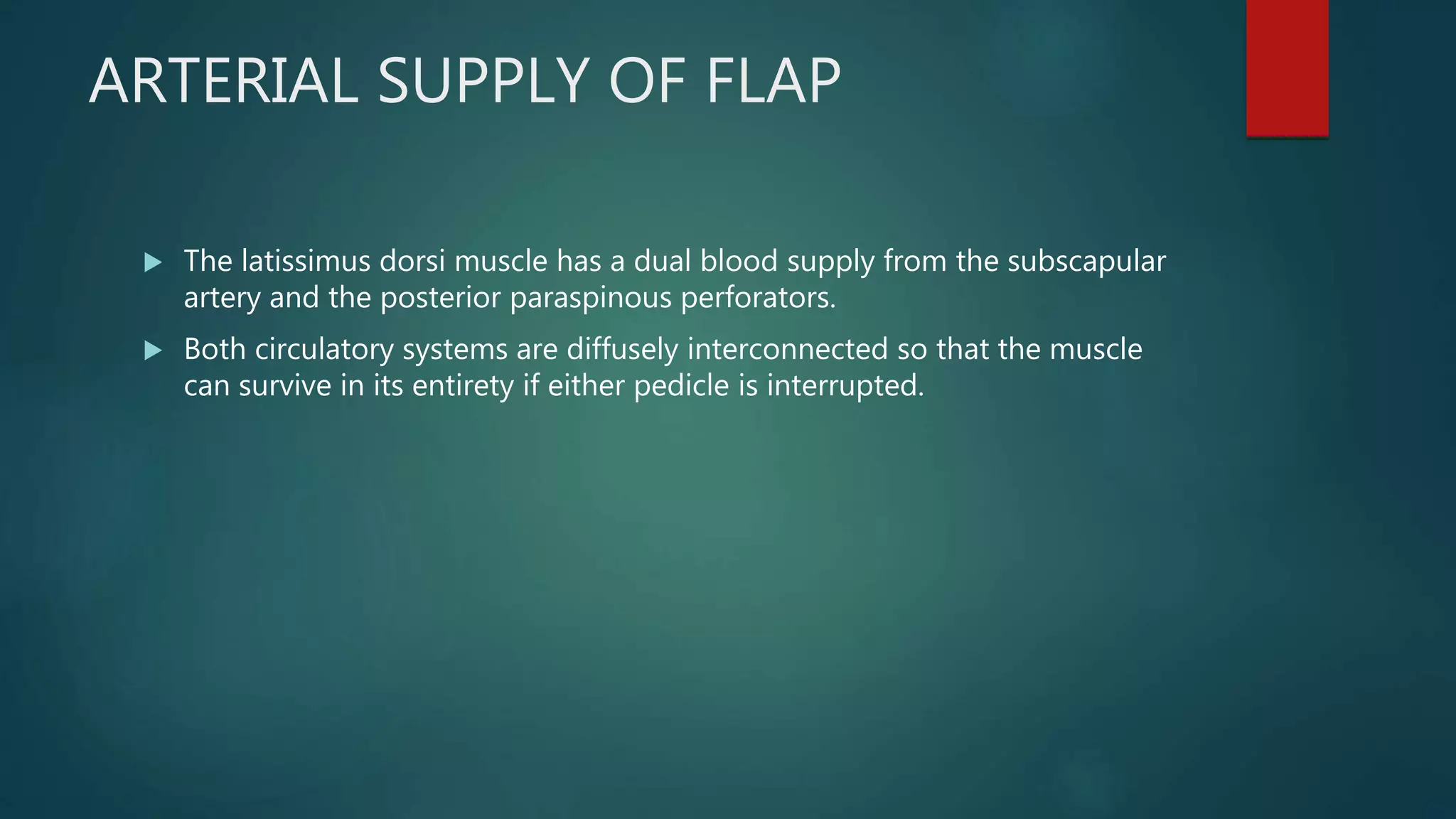 Latissimus dorsi flap | PPTX