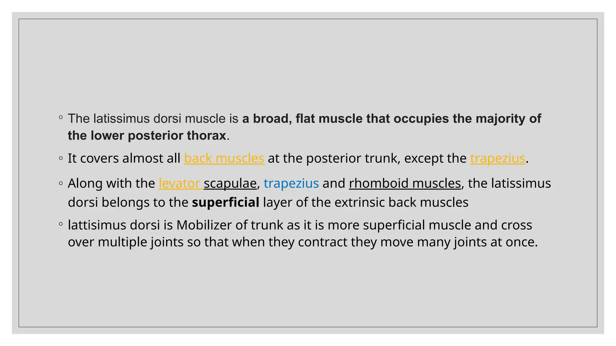 Latissimus dorsiii trigger point release | PPTX