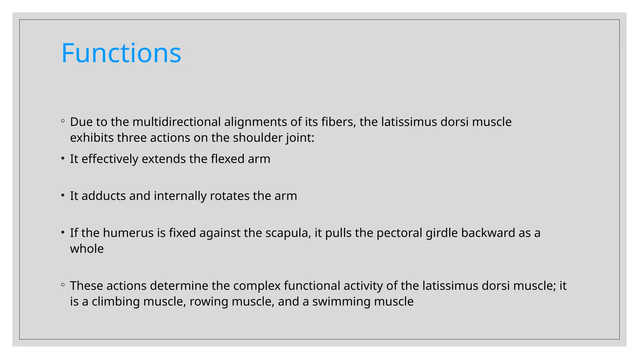 Latissimus dorsiii trigger point release | PPTX