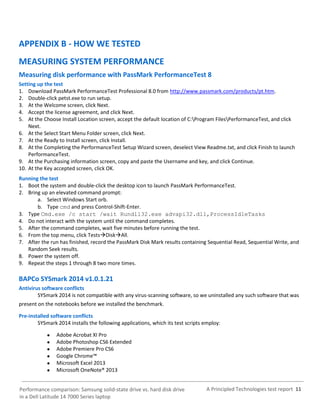 Performance comparison: Samsung solid-state drive vs. hard disk drive ...