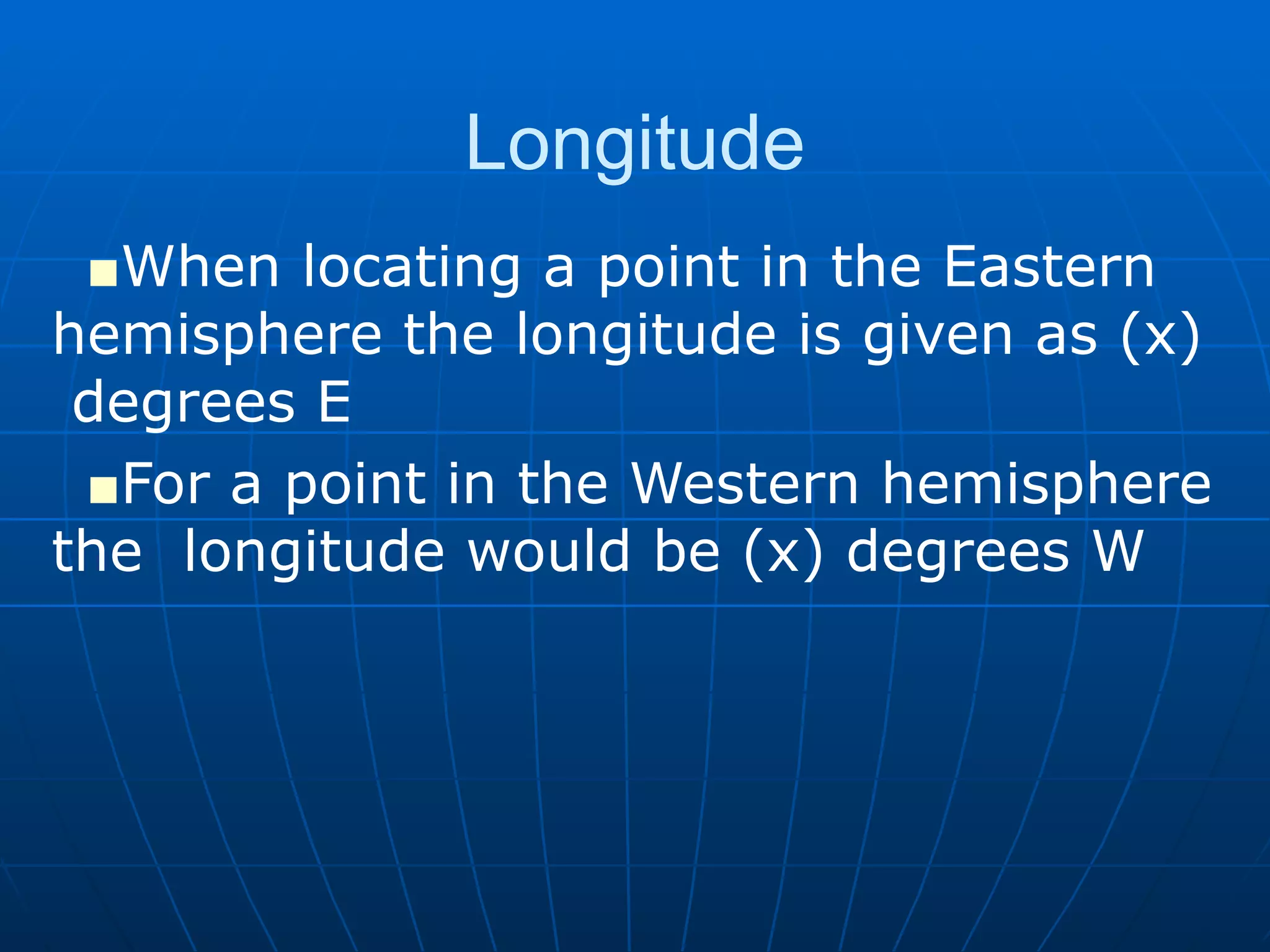 Latitude And Longitude | PPT