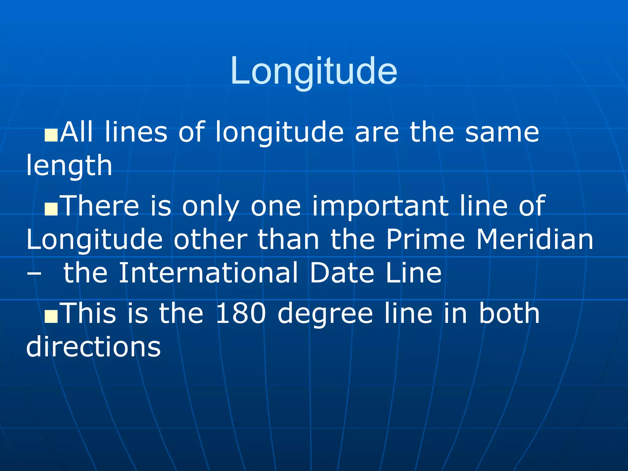 Latitude And Longitude | PPT