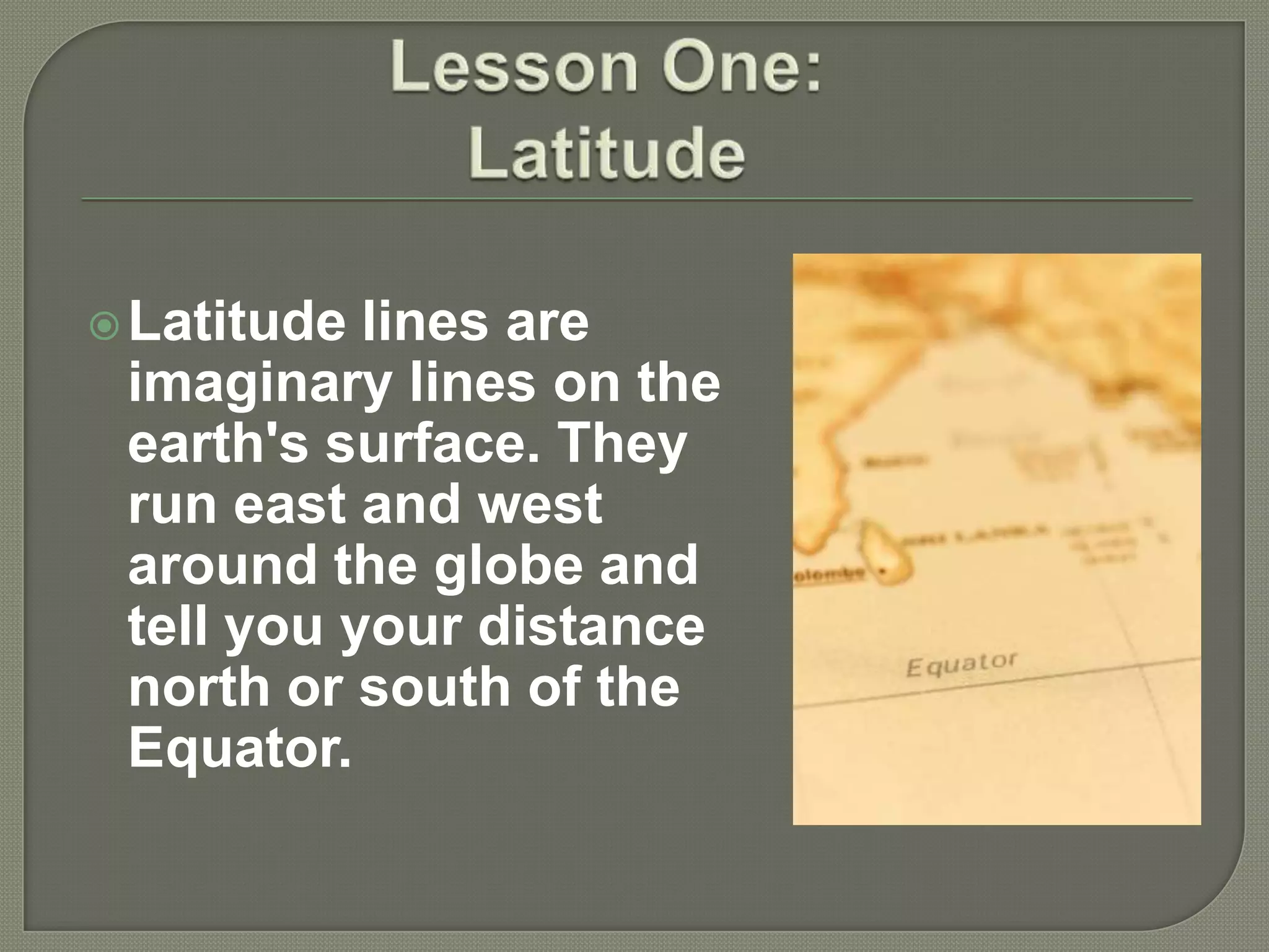 Latitude and longitude | PPTX