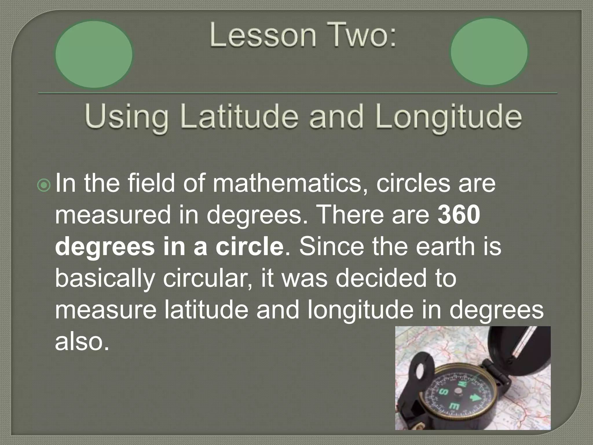 Latitude and longitude | PPTX