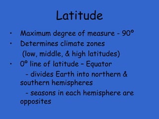 Latitudeand longitude | PPT