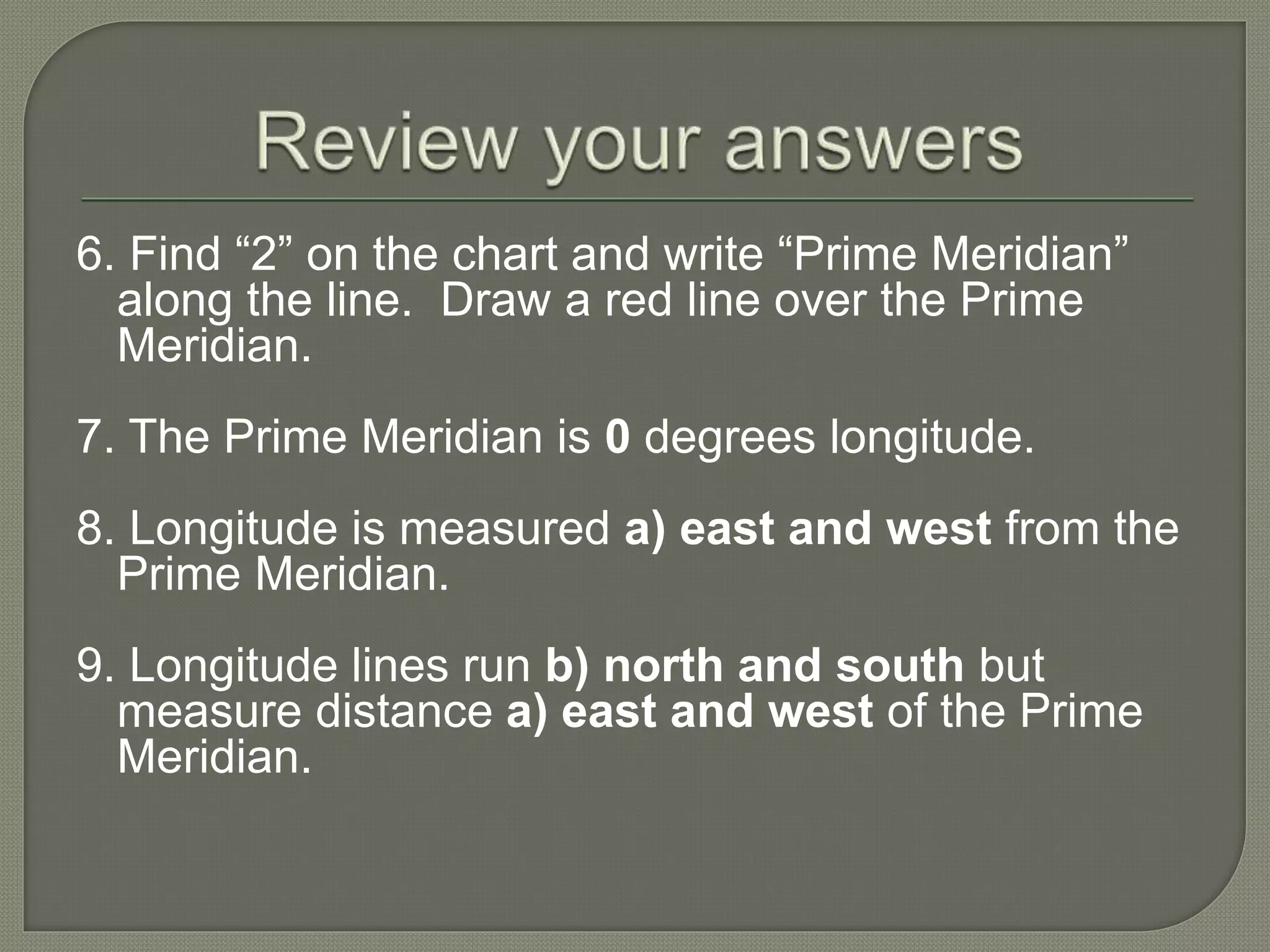 Latitude and longitude | PPTX