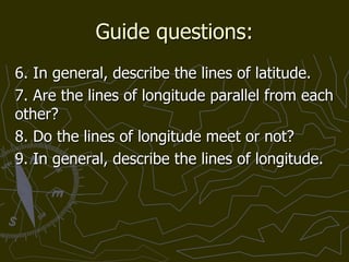 Latitude and Longitude.ppt | Geography | Science