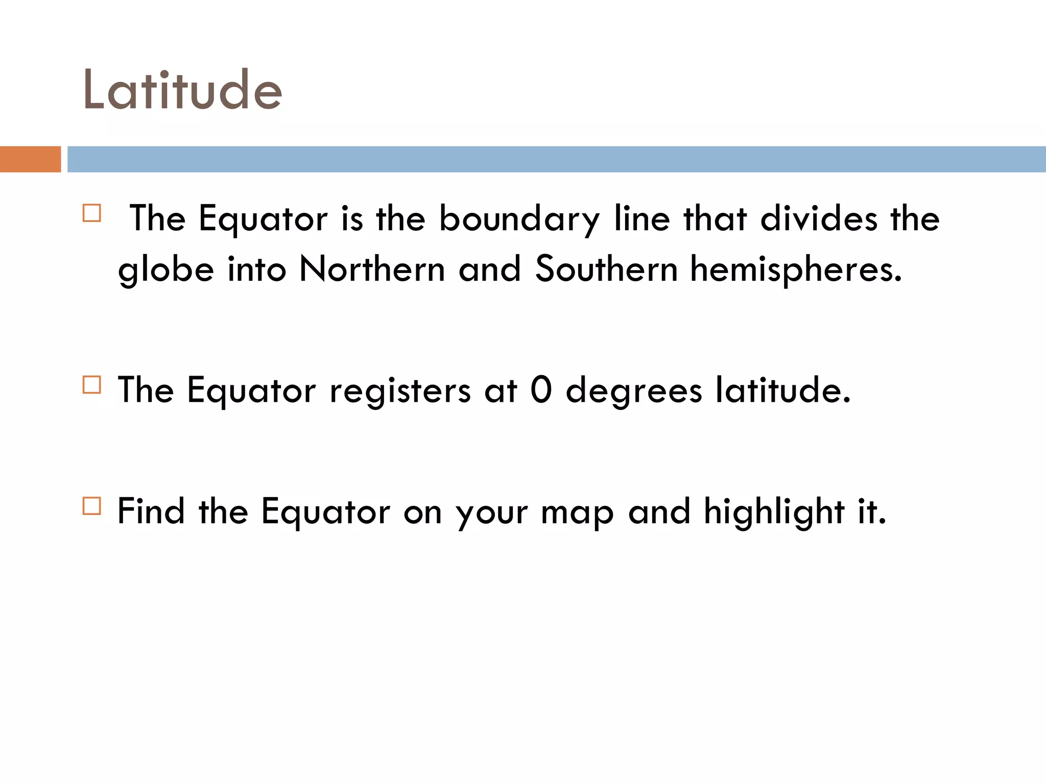 Latitude and longitude notes | PPT