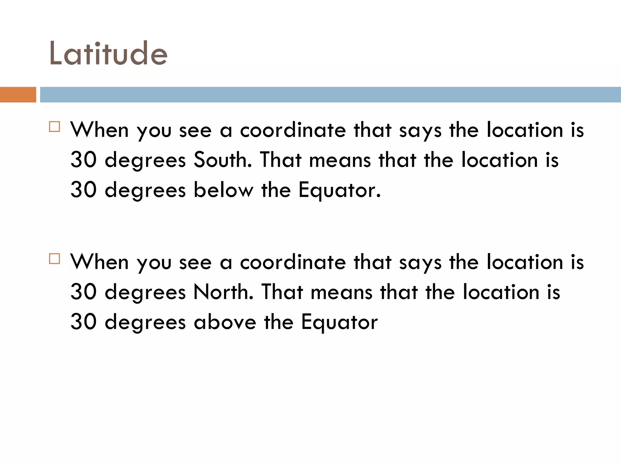 Latitude and longitude notes | PPT