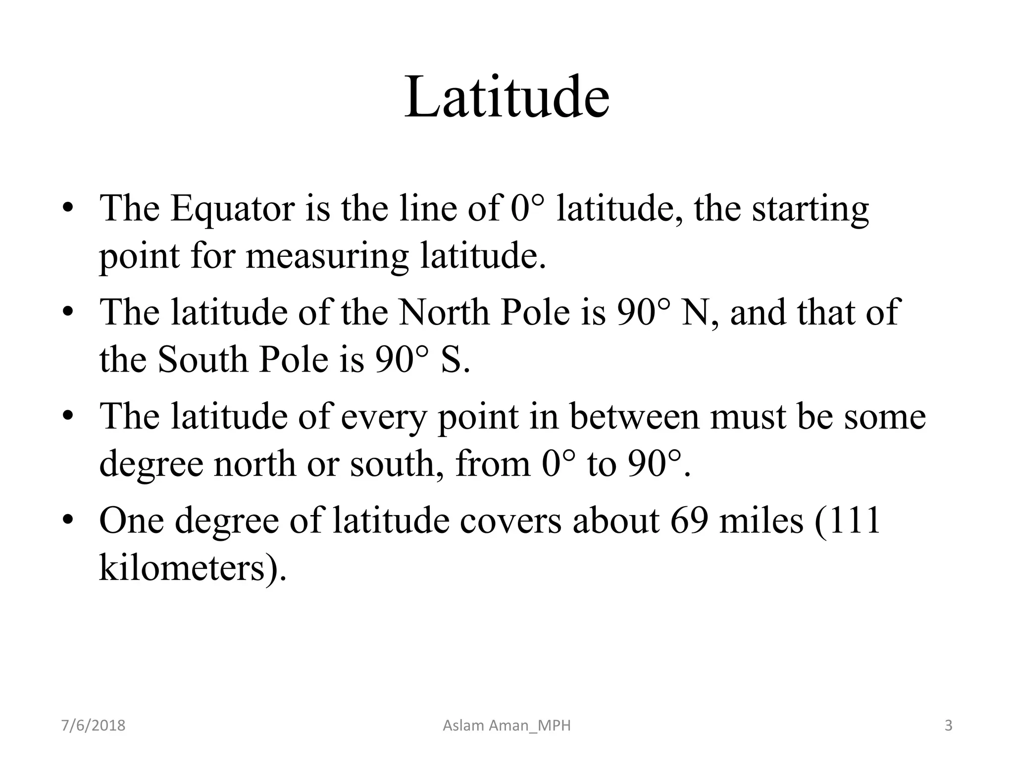 Latitude and Longitude | PDF