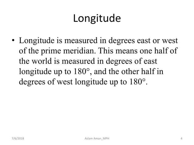 Latitude and Longitude | PPT