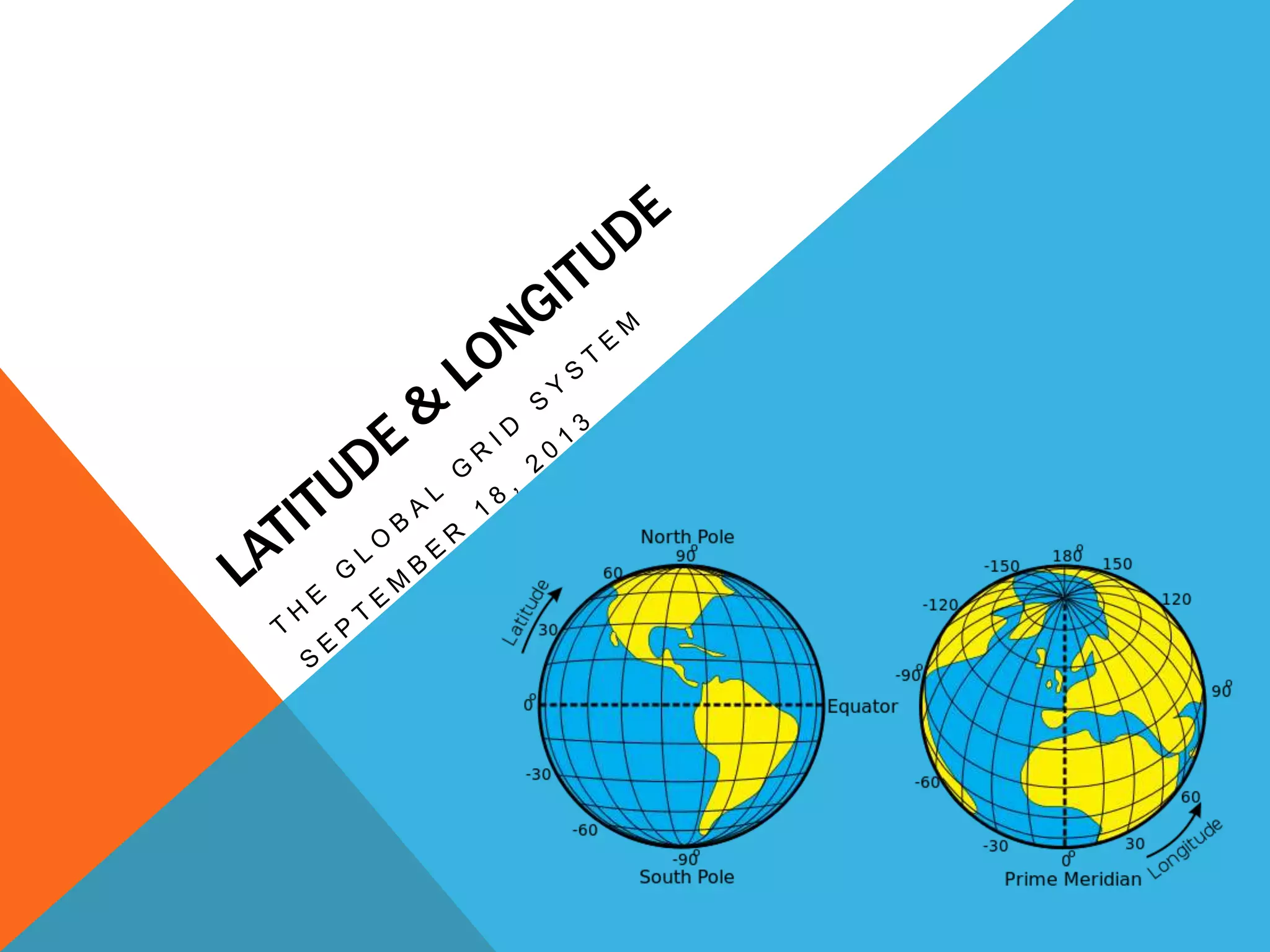 Latitude & longitude ppt | PPTX
