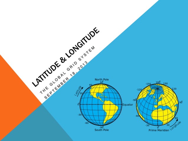 Latitude & longitude ppt | PPTX