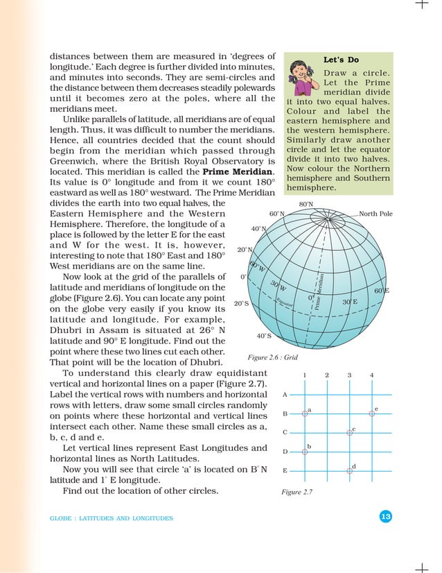 Latitudes and longitudes | PDF