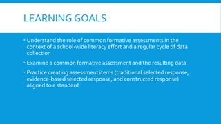 Common Formative Assessments Make a Difference | PPT