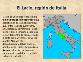 Historia del latín | PPTX