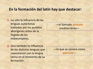 Historia del latín | PPTX