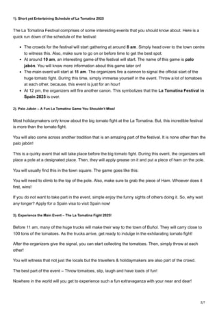 La Tomatina Festival in Spain 2025 A Bucket List Adventure.pdf