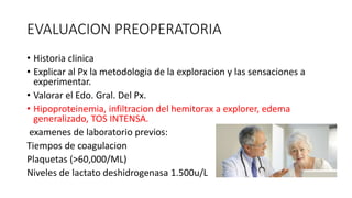 La toracoscopia hoy | PPTX