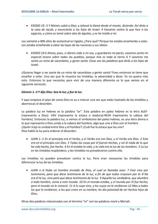 Transcripción de la torah (pentateuco) verso por verso | PDF