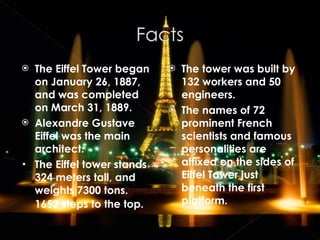 La tour eiffel | PPT