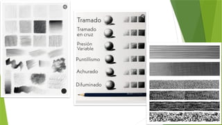 LA TRAMA EN EL DIBUJO ARTÍSTICO. TIPOS DE TRAMA.pptx