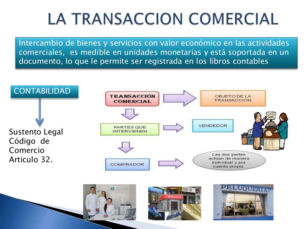 La transaccion comercial