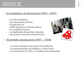 La transición española | PPTX